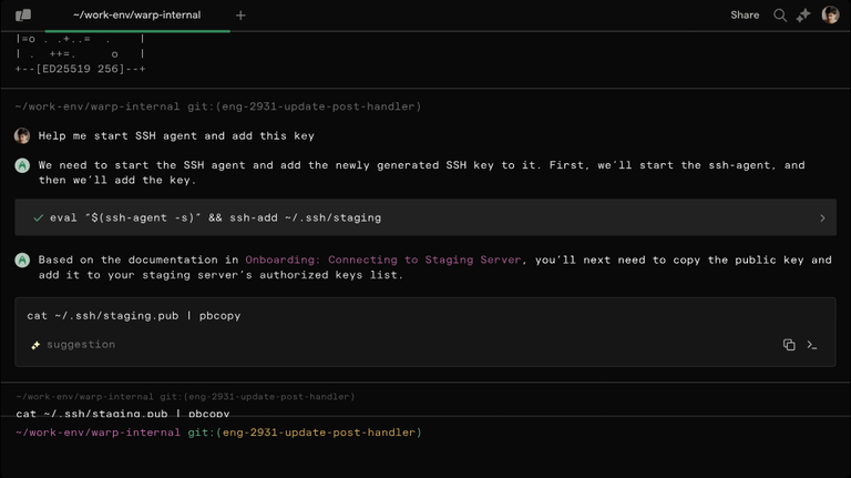 Quick Cyber Thoughts: Warp Terminal/Shell - XS Tech Thoughts